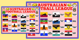 AFL Colouring Pages - colour in, AFL