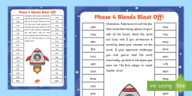 Letters and Sounds Phase 4 Sentences - KS1 Phonics Resources