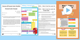 FREE! - Letter Writing Word Cards (teacher made)