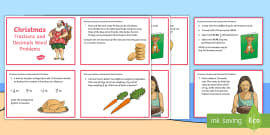Adding and Subtracting Decimals Word Problems Cards - Year 6