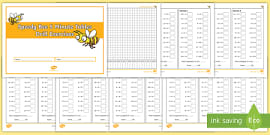Times Tables Activities | Times Tables Games (teacher made)