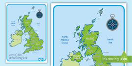 FREE! - United Kingdom Capitals Map Colouring | Colouring Sheets