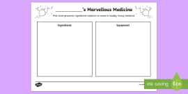What Makes Me Marvellous Activity Sheet - Twinkl