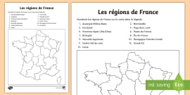 FREE! - France map (teacher made)