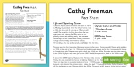 Australian Olympic Athletes Fact Sheet Pack (teacher made)