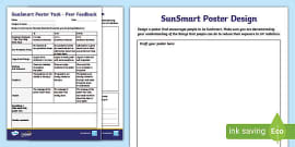 Design a Sun Safety Poster | Sun Safety Handout - Twinkl