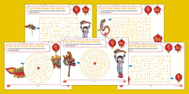 Chinese Dragon Ordering 0 to 10 Worksheet / Worksheet