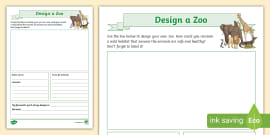 Draw Your Own Zoo Worksheet (teacher made) - Twinkl