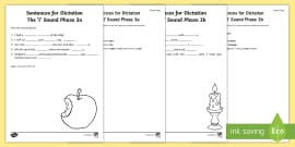 Linguistic Phonics Phase 4c 'ture, sure' Word Worksheet