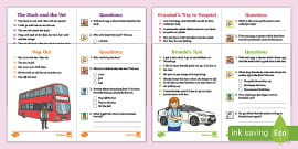 Year 1 Read and Respond Comprehension Activity - Twinkl