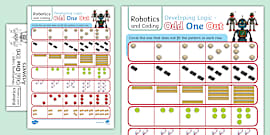 Robotics and Coding - Split Pin Robot Puppet (teacher made)