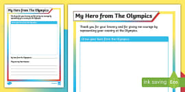 Athlete Profile Activity Sheet
