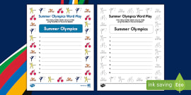 Summer Olympics Bingo Game - Twinkl Canada