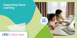 Supporting Home Learning Early Years Handout - EYFS - Twinkl