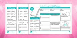 In Depth Book Review Writing Template (teacher made)