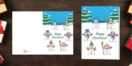 Merry Christmas Fun Card Making Kit (teacher made) - Twinkl