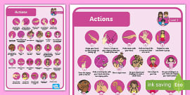 Level 3 Action Sound Mat (teacher made) - Twinkl