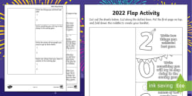 TEFL/ESL New Year's Resolutions Writing Worksheet