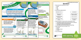 Ages 9-10 Planet Earth Differentiated Reading Comprehension Activity