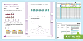 Year 1 Maths Multiplication and Division Learning From Home Activity ...