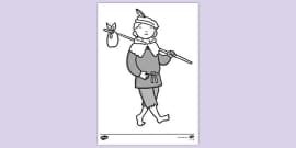 Dick Turpin Colouring Sheet | Colouring Sheets - Twinkl