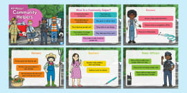 Community Helpers Sorting Cards Activity (teacher made)