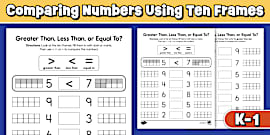 Kindergarten Making 10 Addition Ten Frame Worksheet