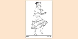 FREE! - Samoan Female Dancers Colouring | Colouring Sheet