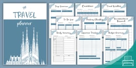 Travelling Ted's Travel Journal (teacher made) - Twinkl