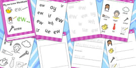 Phase 5 ew pew Grapheme Workbook