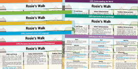 Preposition Display Posters to Support Teaching on Rosie's Walk
