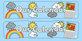 A2 Editable Calendar Display Pack (teacher made)