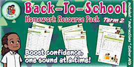 Gr. 3 Phonics - T1 - Homework - Resource Pack (CAPS Aligned)