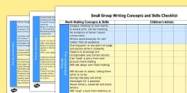 Early Writing Development Progress Model (New EYFS 2021)