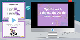Grade 4 Maths Writing Numbers as Words Sepedi