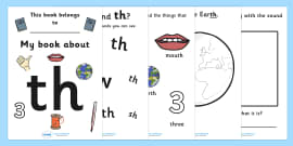 -th Digraph Activity Booklet - ELA resource - Twinkl