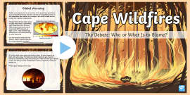 Wildfires KS2 PowerPoint - Natural Disasters (teacher made)