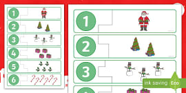 👉 Christmas Tree Subitising Game (teacher made) - Twinkl