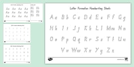 FREE! - NSW Foundation Handwriting Practice Sheets - Twinkl