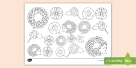 Anzac Day Poppy Themed Mindfulness Colouring Sheets - Twinkl