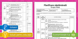 FREE! - GRATUIT Planificare anuală grupa mare (5-6 ani) – Model
