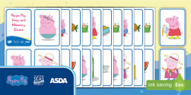 FREE! - Peppa Pig Action Flashcards | Twinkl (teacher made)