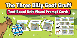 Three Little Pigs Visual Prompt Cards
