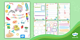 Holiday Journal Template | Writing Template (teacher made)