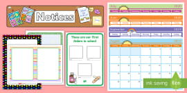 Notice Board Display Lettering for your information boards.