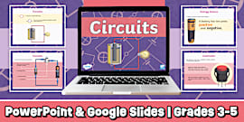 Electrical Circuit Symbols Word Mat Matching Activity