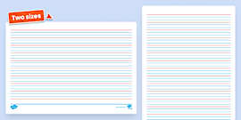 Queensland Handwriting Lines - 3-4 Worksheet - Primary