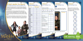 FREE! - Matilda Display Banner | Roald Dahl’s Matilda The Musical