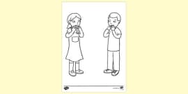 FREE! - Children Talking Colouring Sheet | Twinkl - Twinkl