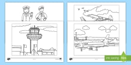 FREE! - Emirates Airways Plane Colouring Sheet | Colouring Sheets